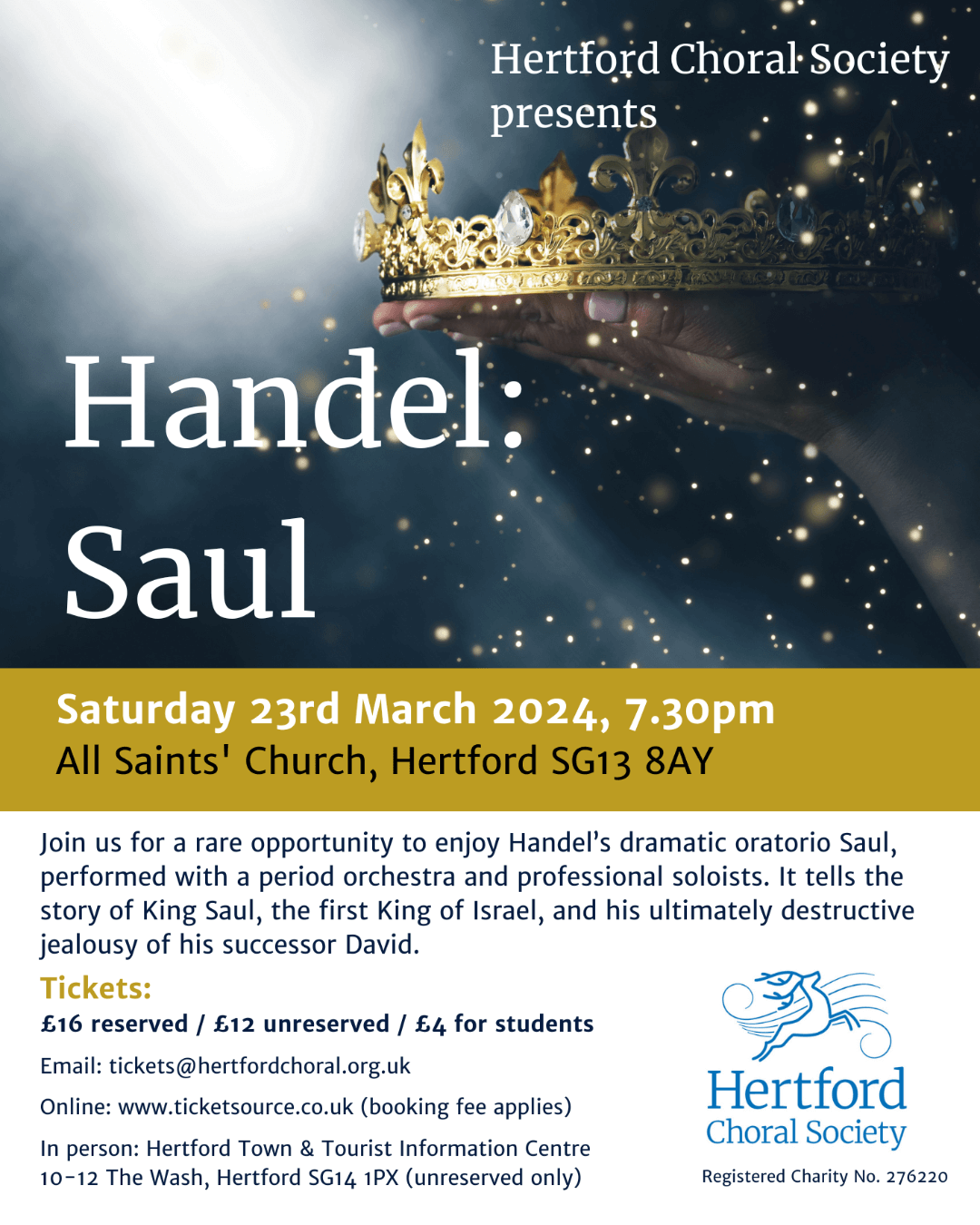 Upcoming Concerts - Hertford Choral Society
